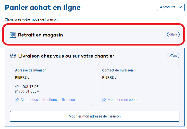 Comment retirer sa commande dans un autre magasin PROLIANS ? – Prolians